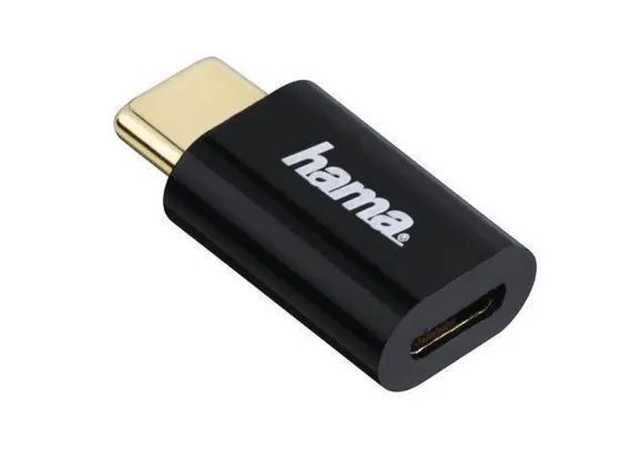 Hama Adapter Micro USB na USB Type C - Crni