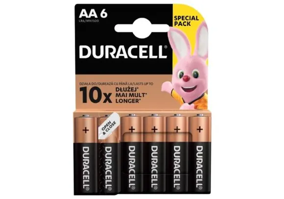 Duracell Alkalne baterije Basic AA LR6 / MN1500 - 6 komada