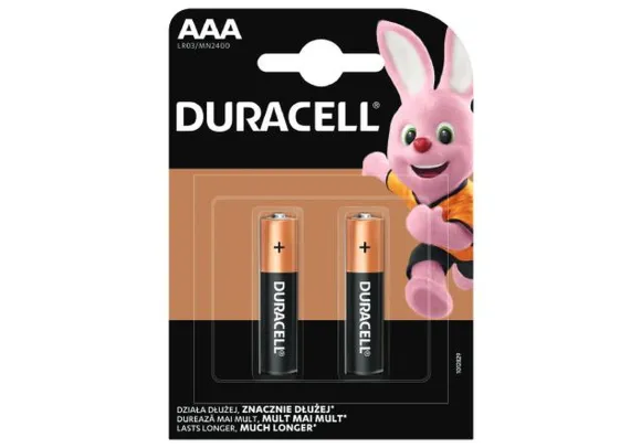 Duracell Alkalne baterije Basic AAA LR03 / MN2400 - 2 komada