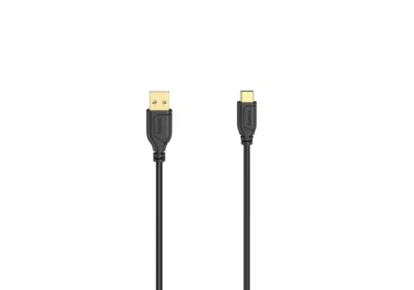 Hama Kabl USB-C na USB 2.0 Flexi-Slim 0,75 m - Crni