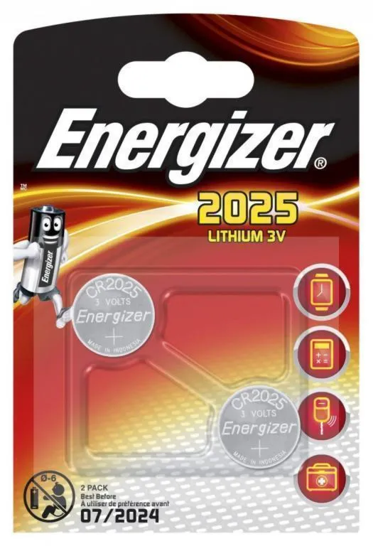 ENERGIZER Baterija LITIJUM CR2025 BL.2