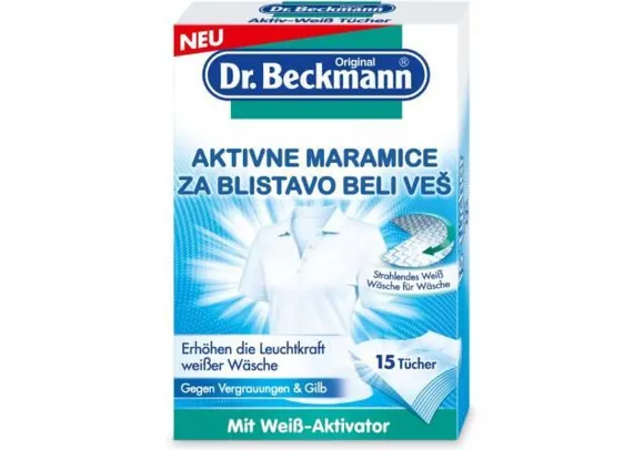 Dr. Bechmann Aktivne maramice za blistavo beli veš 15/1