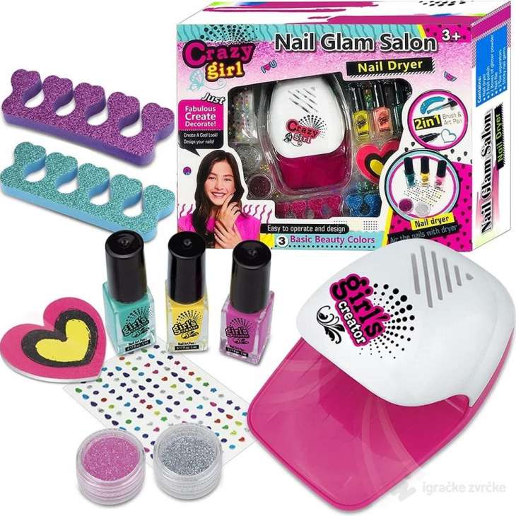 Set za nokte za decu NAIL GLAM SLON