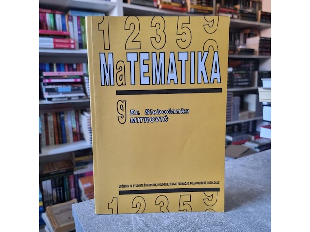 Matematika - Dr Slobodanka Mitrović