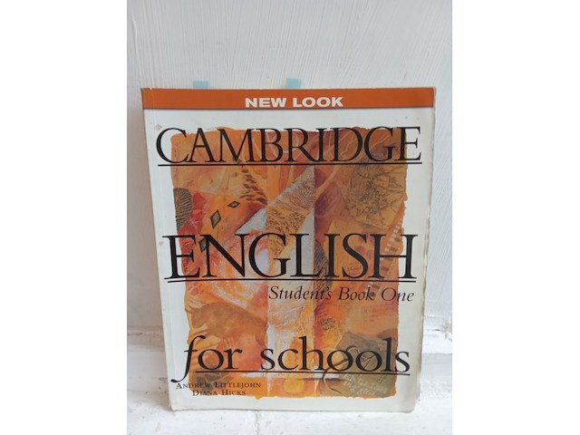 CAMBRIDGE ENGLISH STUDENTS BOOK 1 FOR SCHOOLS