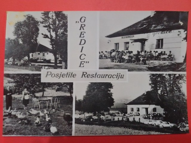 ZABOK..GREDICE -POSJETITE RESTAURACIJU -RAZGLEDNICA