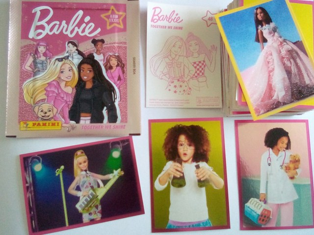 BARBIE TOGETHER WE SHINE PANINI Sličice na komad