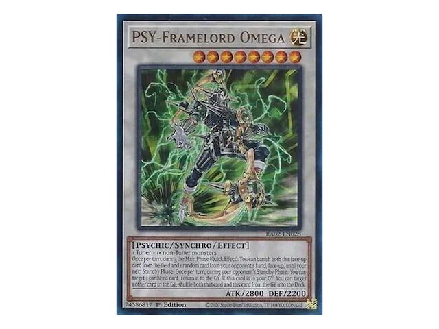 Yu-Gi-Oh! PSY-Framelord Omega - RA02-EN028