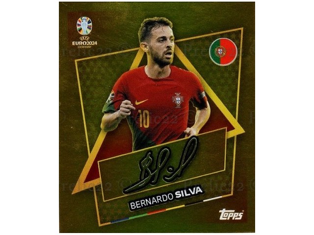 EURO 2024 Germany POR SP Bernardo Silva, SIGNATURE