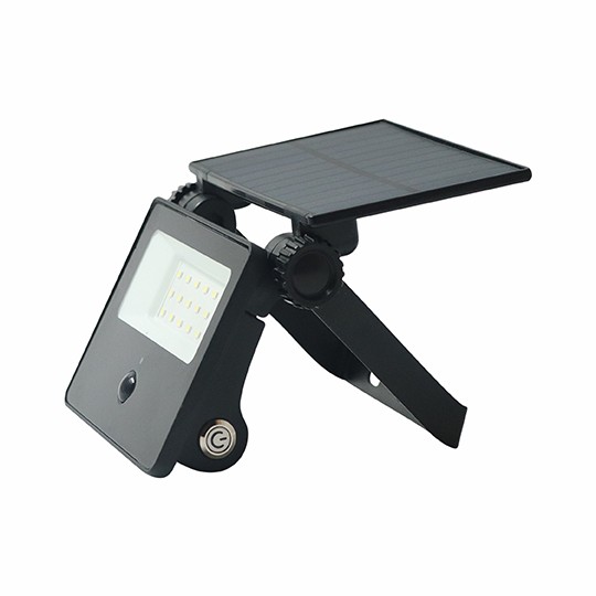 M702006-C CRNI IP65 LED reflektor sa senzorom 1000lm + solarni panel