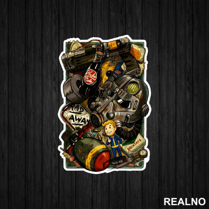 SYMBOLS - FALLOUT - GAMES - SERIJA - NALEPNICA