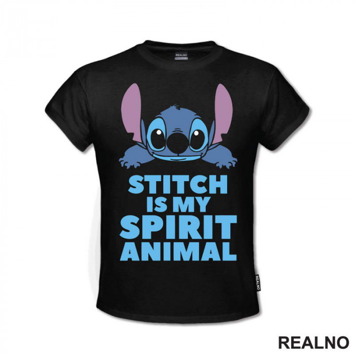 STITCH IS MY SPIRITUAL ANIMAL - CRTANI FILMOVI - MAJICA