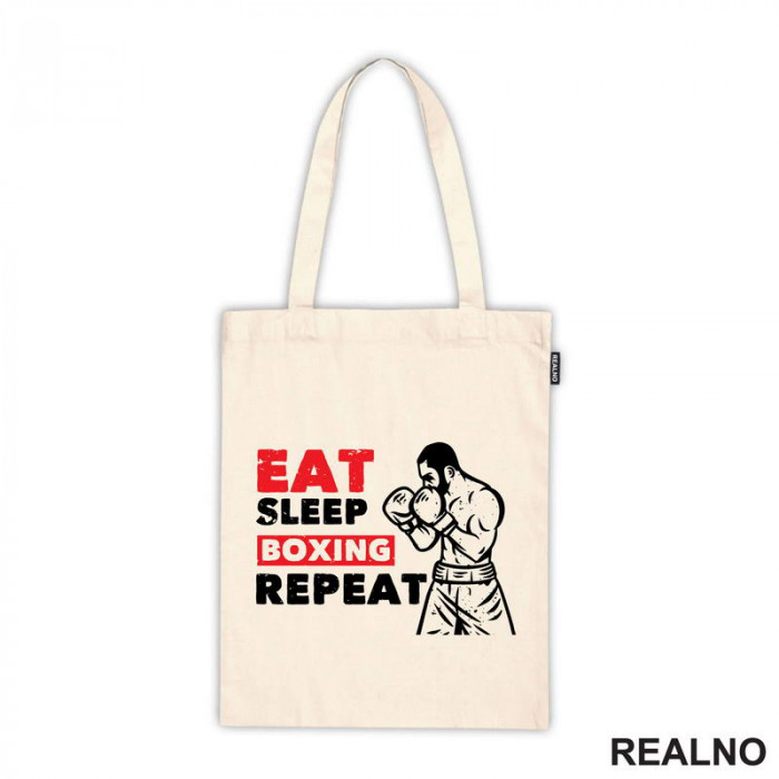 EAT, SLEEP, BOXING, REPEAT - BOX - SPORT - CEGER