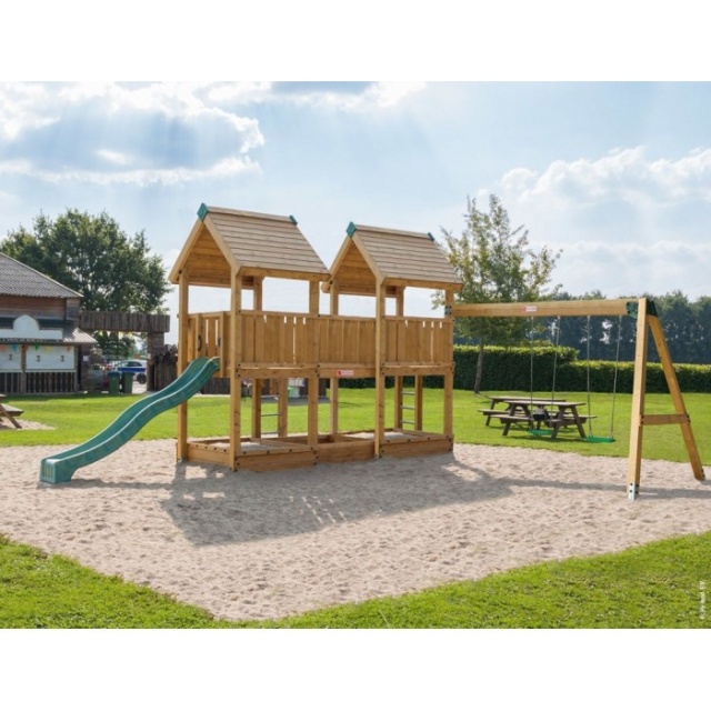 Hy-Land EN 1176 javno igralište Jungle Gym - Projekat 4 sa ljuljaškama