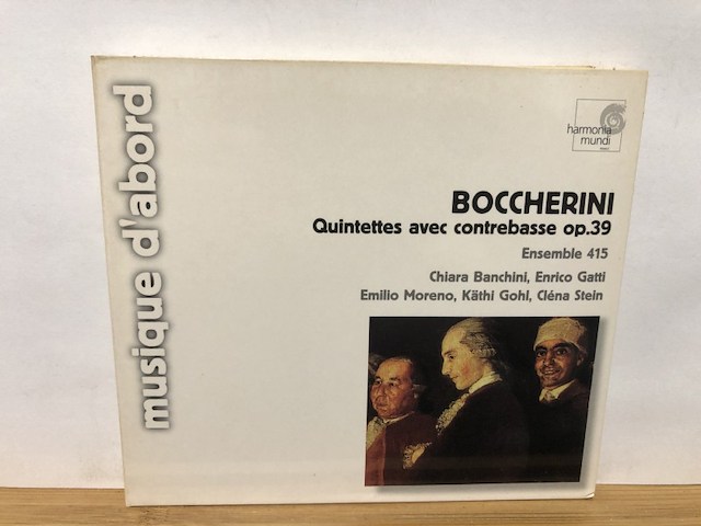 Boccherini, Ensemble 415 – Quintettes Avec Contrebasse