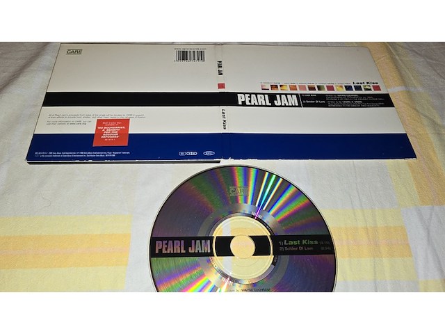 Prarl Jam - Last kiss CDS , ORIGINAL