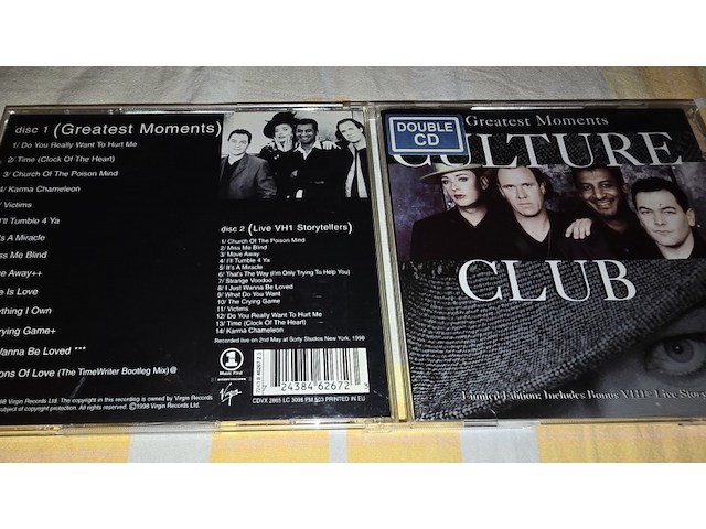 Culture Club - Greatest moments 2CDa , ORIGINAL