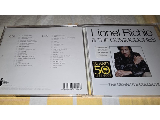 Lionel Richie - The definitive collection 2CDa , ORIG.