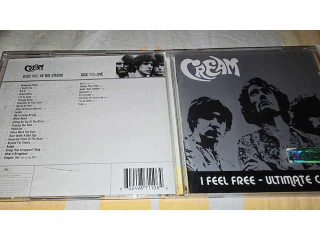 I feel free, Ultimate Cream 2CDa , ORIGINAL