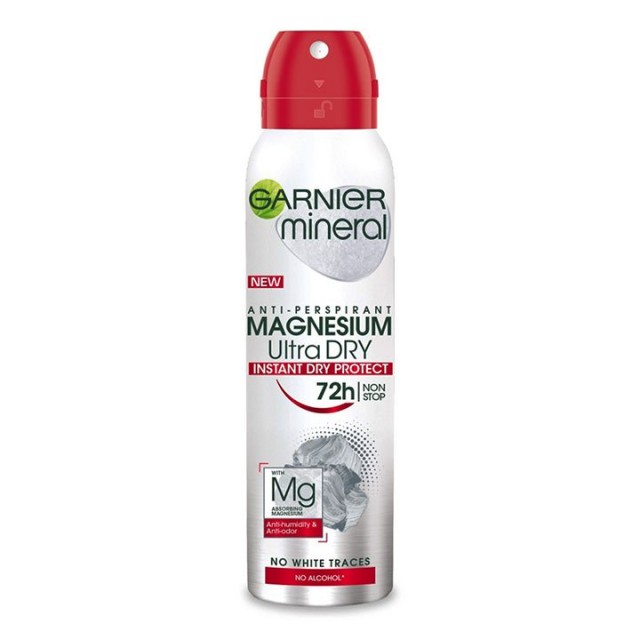 GARNIER MINERAL MAGNESIUM ULTRA DRY dezodorans u spreju, 150ml