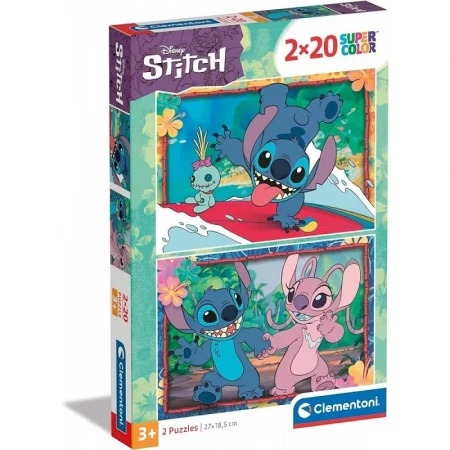 Clementoni puzzle 2x20 disney stich ( CL24809 )