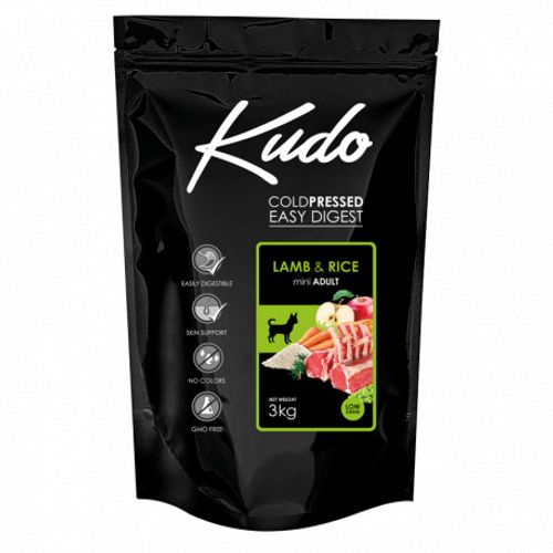 Kudo Mini Adult Lamb & Rice - 3 kg