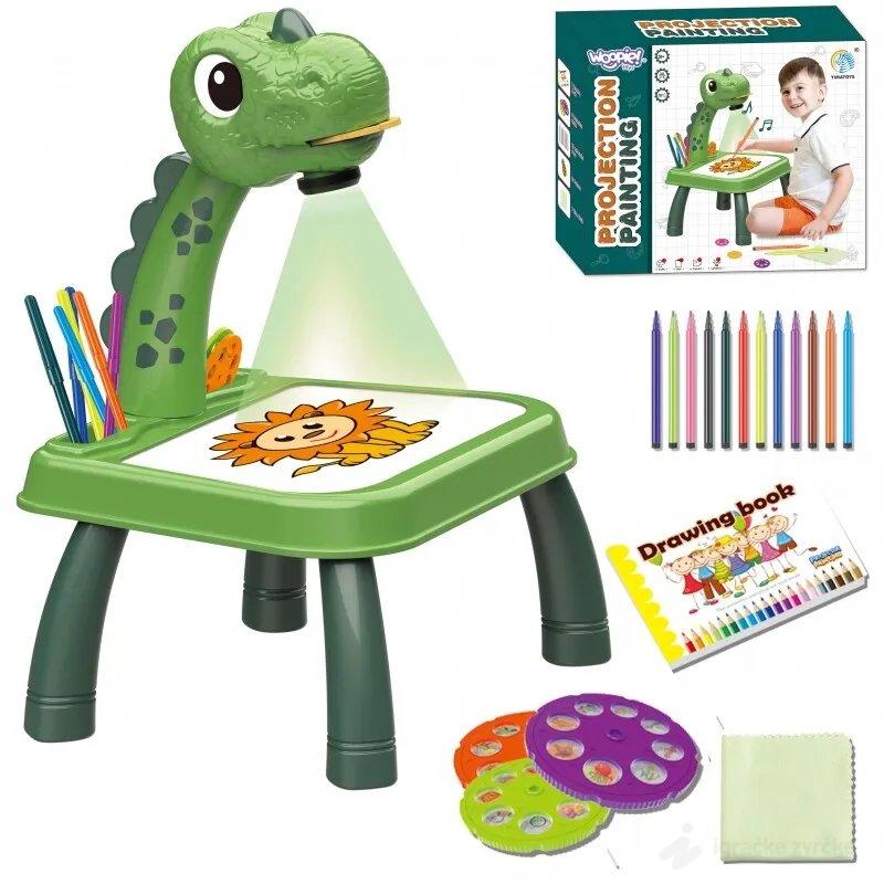 Projektor set za crtanje za decu Zeleni