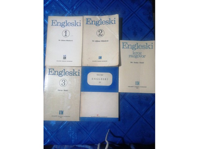 ENGLESKI 1, 2, 3, 4 &; ENGLESKI kroz razgovor