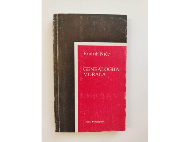 Genealogija morala, Fridrih Niče