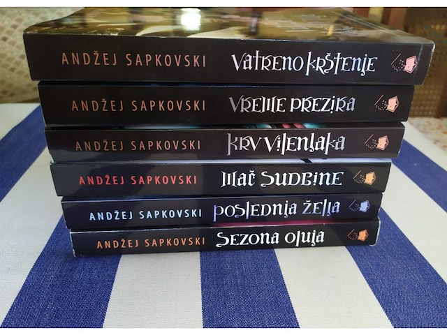 Saga o Vešcu / Veštac 1 6 komplet Andžej Sapkovski