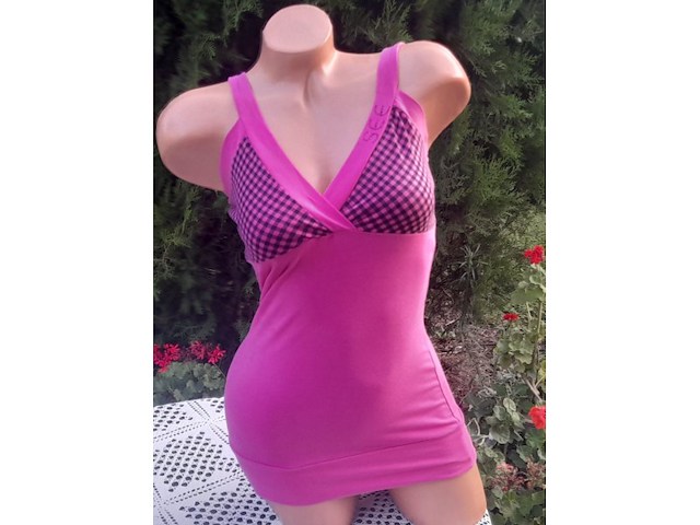 majica roze ,,Lina ` bretele S/M