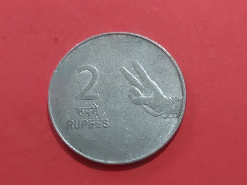 Indija - 2 rupees 2008 god