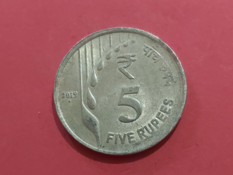 Indija - 5 rupees 2019 god