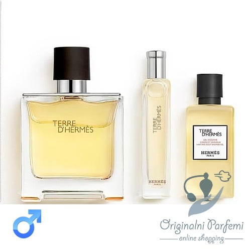 Hermes Terre d’Hermes Parfum Set