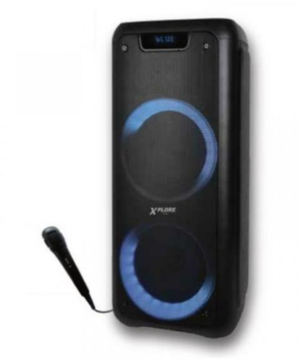 Xplore Karaoke sistem XP8815 Disco FM/microSD/mp3/wma/USB/BT/AUX/2xMIC/350W