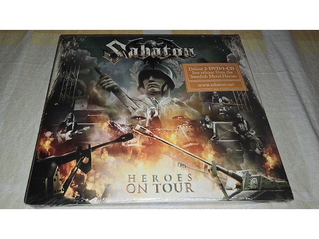 Sabaton - Heroes on tour CD + 2DVDa , U CELOFANU