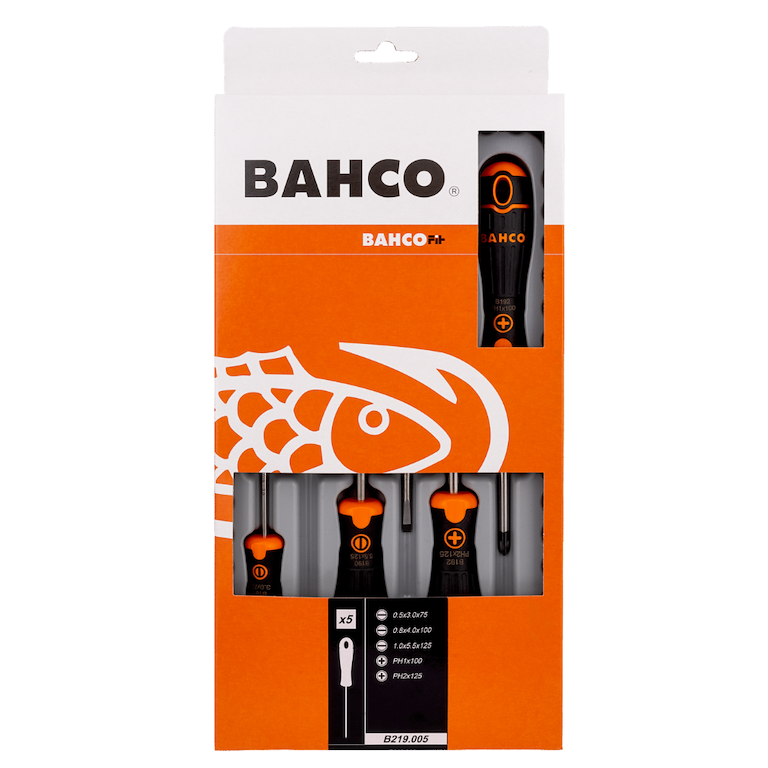 Bahco – Set BahcoFit odvijača 5 komada – B219.005