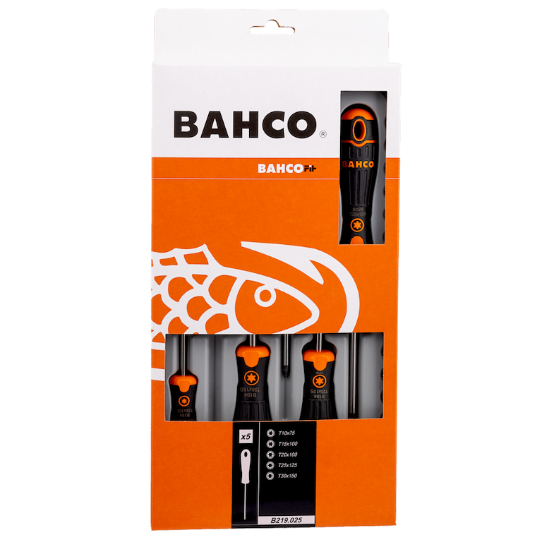 Bahco – Set Torx odvijača BahcoFit 5 komada – B219.025