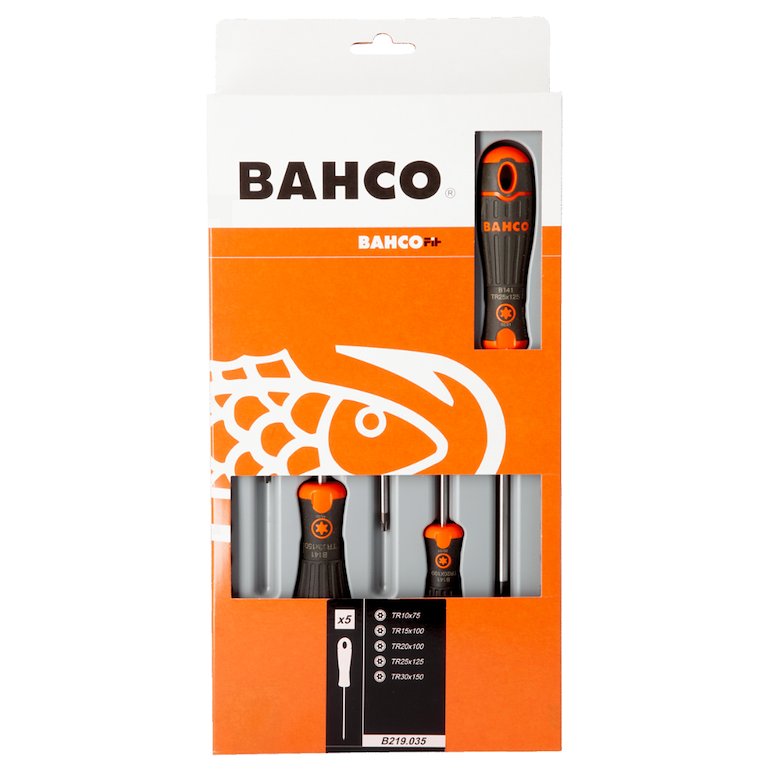 Bahco – Set Torx odvijača BahcoFit 5 komada – B219.035