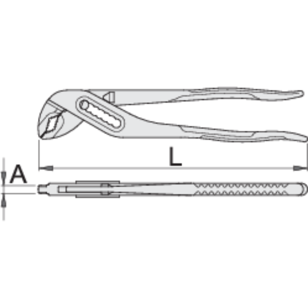 Unior – Klešta papagaj sa čepom 447/6 300mm 42mm – 605006