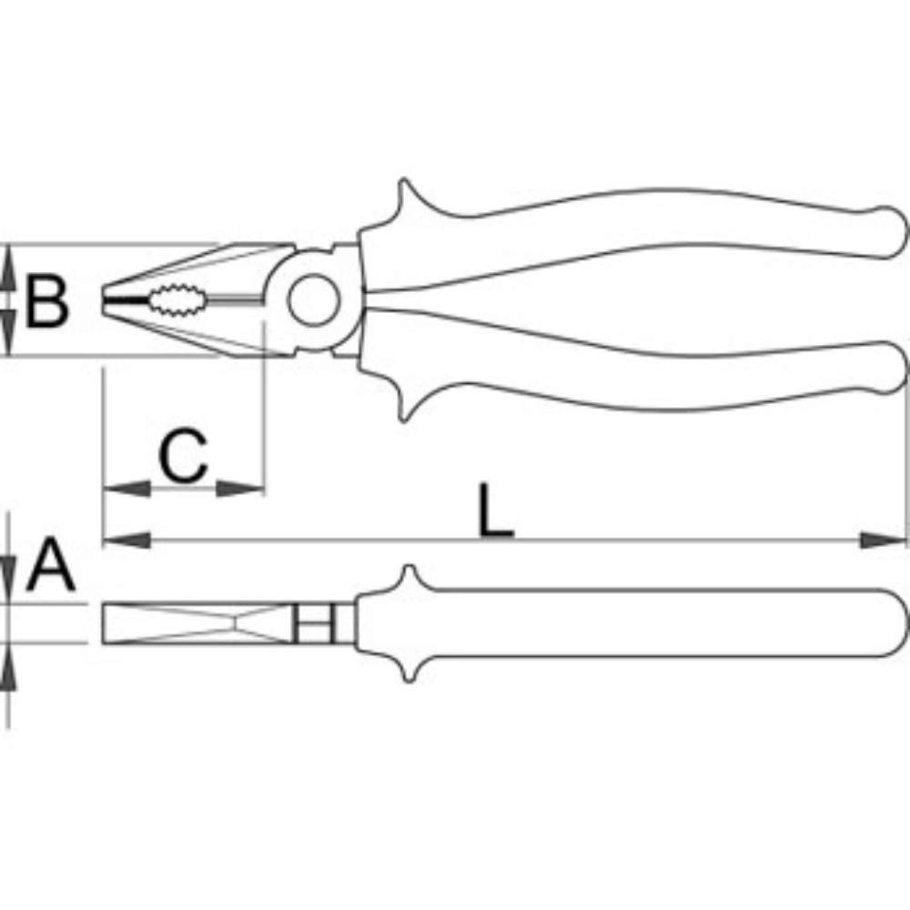 Unior – Kombinovana klešta 405/4G 160mm – 608668