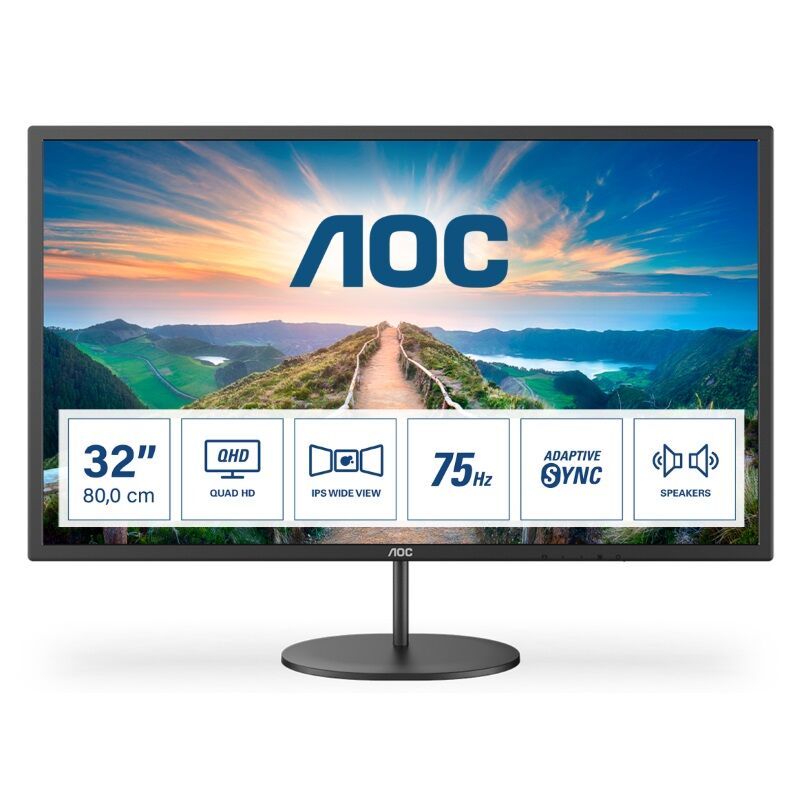 AOC 31.5" Q32V4 IPS LED monitor