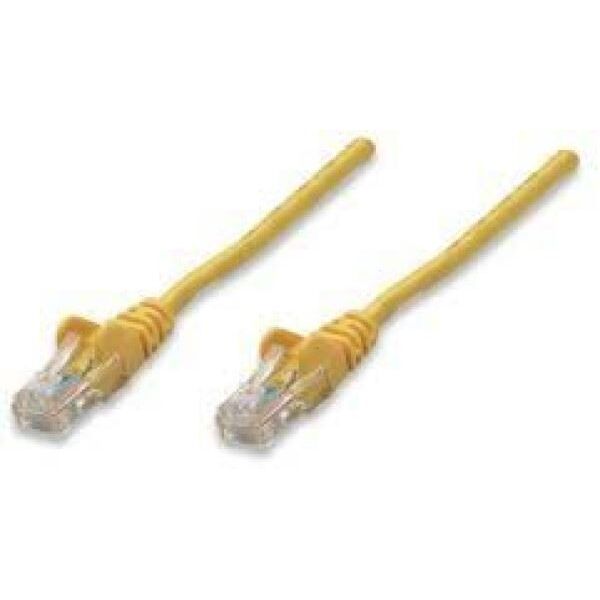 Kabl Intellinet Patch, Cat6 certified, 0,5m, U/UTP, žuti