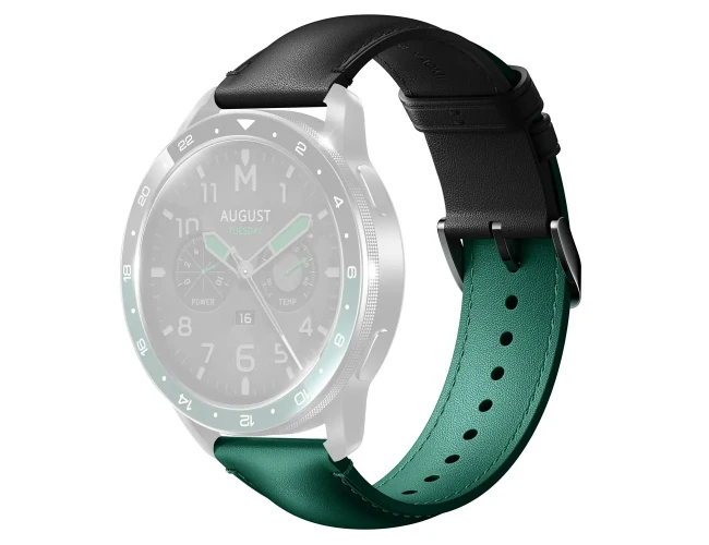 Xiaomi zelena kožna zamenska narukvica za Watch S3