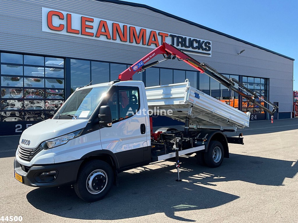 Novi IVECO Daily 72C18 HMF laadkraan 3,4 Tonmeter laadkraan + Meiller 3-zij kiper