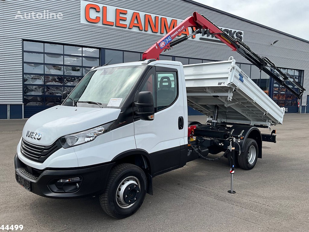 Novi IVECO Daily 72C18 HMF laadkraan 3,4 Tonmeter laadkraan + Meiller 3-zij kiper