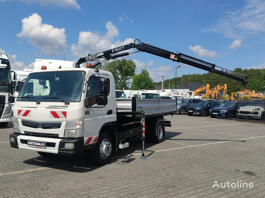 Mitsubishi Canter Fuso 9C18 3.0/180KM Automat, HDS FASSI F30 Wywrotka 3-str kiper