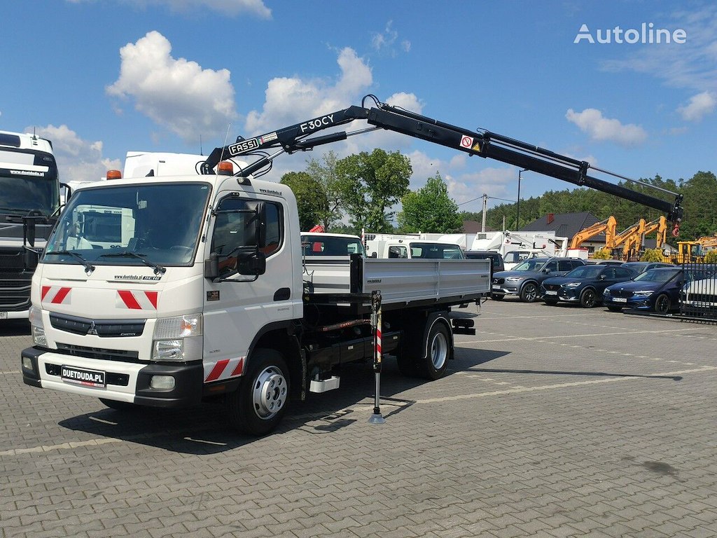 Mitsubishi Canter Fuso 9C18 3.0/180KM Automat, HDS FASSI F30 Wywrotka 3-str kiper