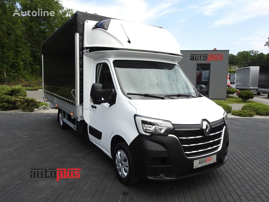 Renault MASTER PLANDEKA 10 PALET WEBASTO TEMPOMAT KLIMATYZACJA LEDY PNEU kamion s ceradom < 3.5t