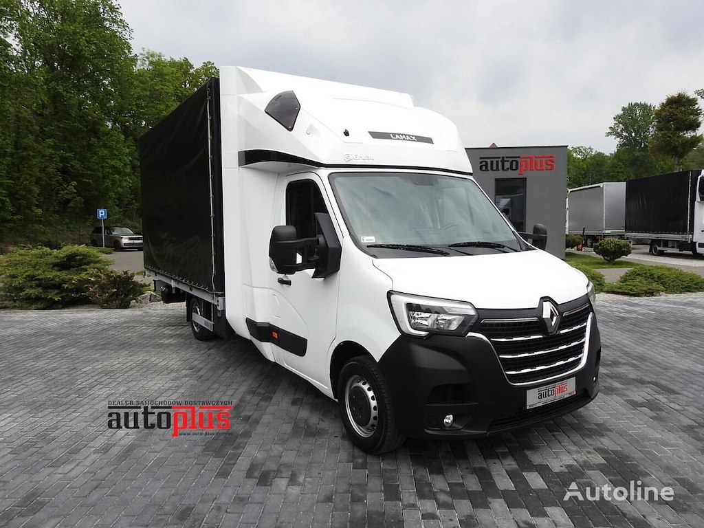 Renault MASTER PLANDEKA 10 PALET WEBASTO TEMPOMAT KLIMATYZACJA LEDY 165 kamion s ceradom < 3.5t